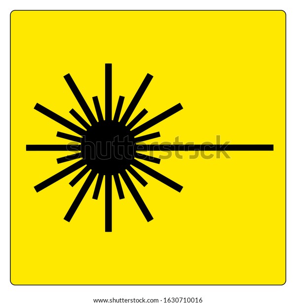 Warning Laser Symbol Sign Vector Illustration 库存矢量图（免版税）1630710016 ...