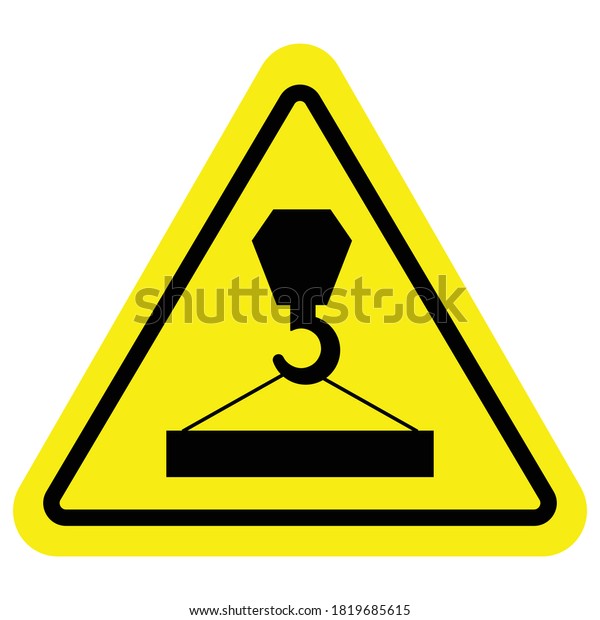 Warning Overhead Load Sign Esp10 Stock Vector (Royalty Free) 1819685615 ...