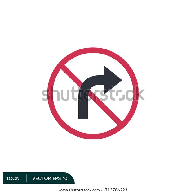 Warning Road Sign Forbidden Direction Icon Stock Vector (Royalty Free ...