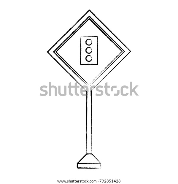 Warning Road Signs Design Stock Vector (Royalty Free) 792851428 ...