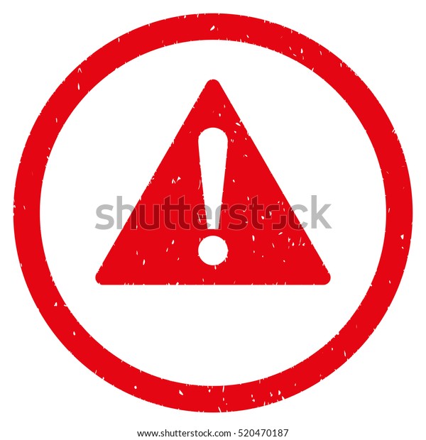 Warning Rubber Seal Stamp Watermark Icon: vector de stock (libre de ...