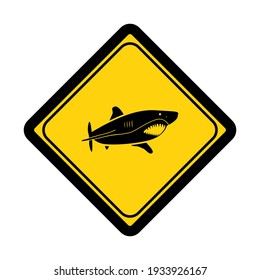 Warning Shark Area Sign Symbol Graphic: เวกเตอร์สต็อก (ปลอดค่าลิขสิทธิ์ ...