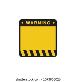 Warning Sign Board Vector Design Stock Vector (Royalty Free) 1093953026 ...