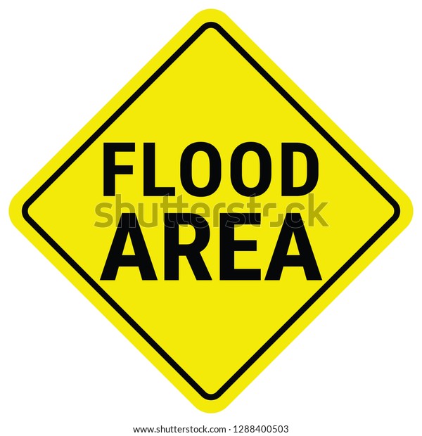 Warning Sign Flood Warning Flash Flood: เวกเตอร์สต็อก (ปลอดค่าลิขสิทธิ์ ...