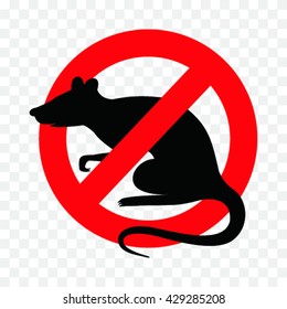 Warning Signs Rat: vector de stock (libre de regalías) 429285208 ...