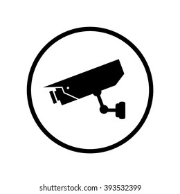 Warning Sticker Security Alarm Cctv Camera Stock Vector (Royalty Free ...
