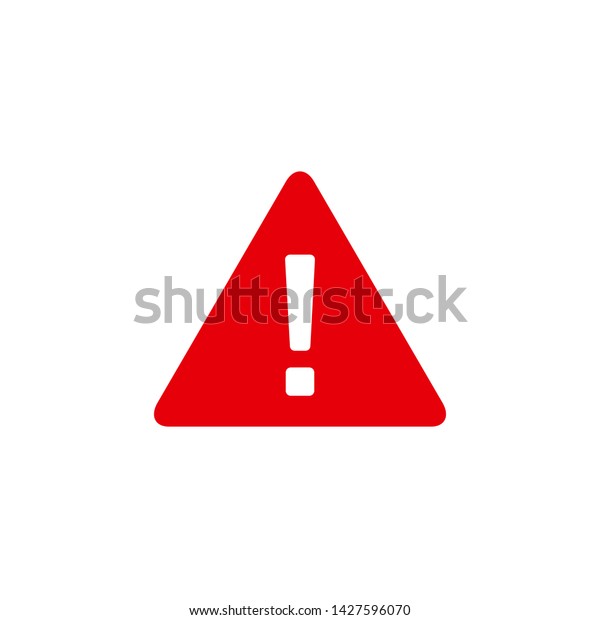 Warning Stop Sign Icon Exclamation Mark Stock Vector (Royalty Free ...