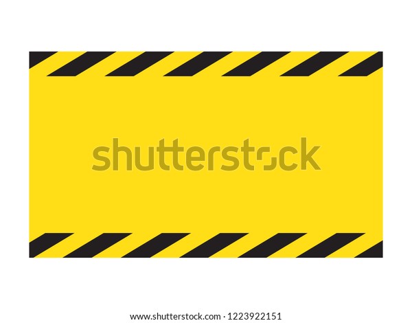 Warning Striped Background Warning Be Careful Stock Vector (Royalty ...