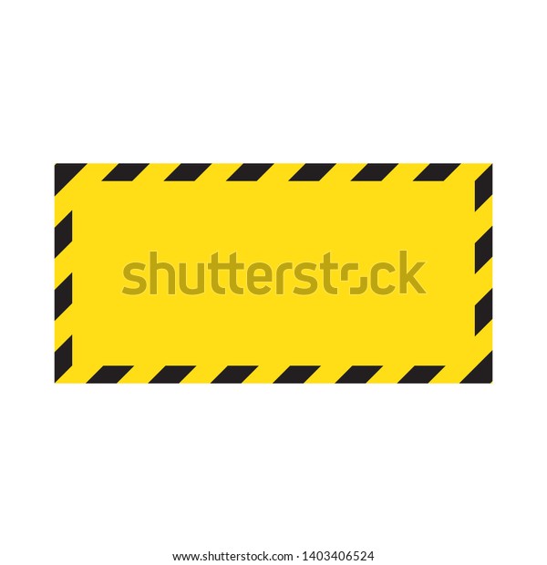 Warning Striped Background Warning Be Careful Stock Vector (Royalty ...
