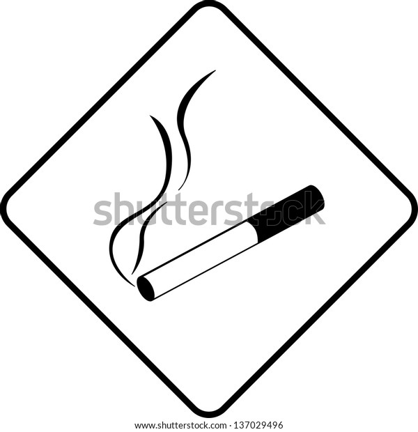 Warning Symbol Smoke Stock Vector (Royalty Free) 137029496 | Shutterstock