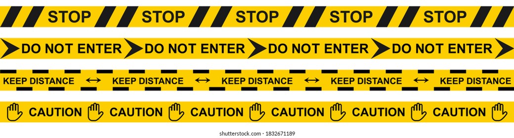 1,078 Caution keep out tape Images, Stock Photos & Vectors | Shutterstock