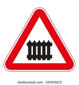 Attention Prison Caution Jail Red Road: เวกเตอร์สต็อก (ปลอดค่าลิขสิทธิ์ ...