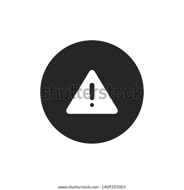 Warning Vector Icon Modern Design Style Stock Vector (Royalty Free ...