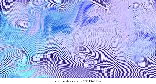 Warped Lines Colorful Vector Background Contemporary Stock Vector ...