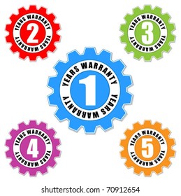 Warranty Labels Stock Vector (Royalty Free) 70912654 | Shutterstock