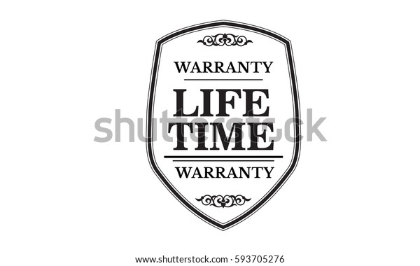 Warranty Life Time Icon Vector Stock Vector (Royalty Free) 593705276 ...