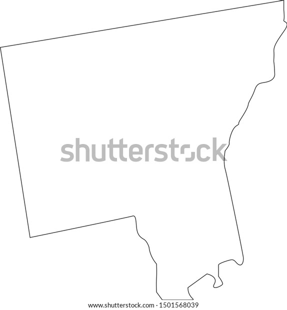 Warren County Map State New York Stock Vector (Royalty Free) 1501568039 ...