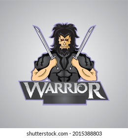 Warrior Esport Logo Vector Art Stock Vector (Royalty Free) 2015388803 ...