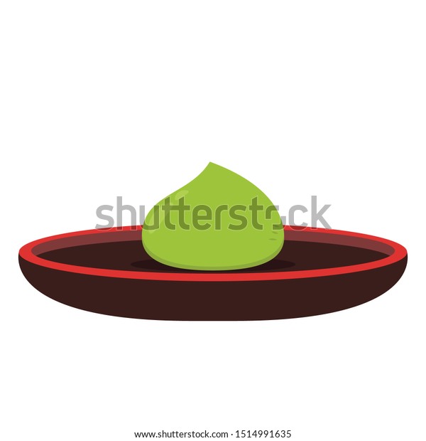 Wasabi Vector Wasabi On White Background 스톡 벡터(로열티 프리) 1514991635 ...