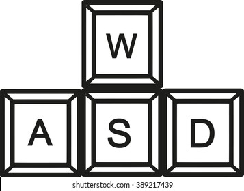 356 Wasd icon 图片、库存照片和矢量图 | Shutterstock