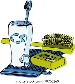 Wash Line Stock Vector (Royalty Free) 79760260 | Shutterstock