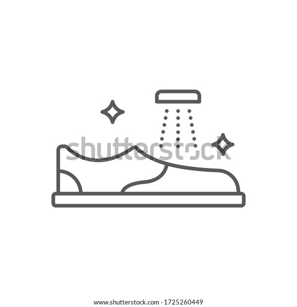Wash Your Shoes Vector Icon Symbol Stock Vector (Royalty Free ...