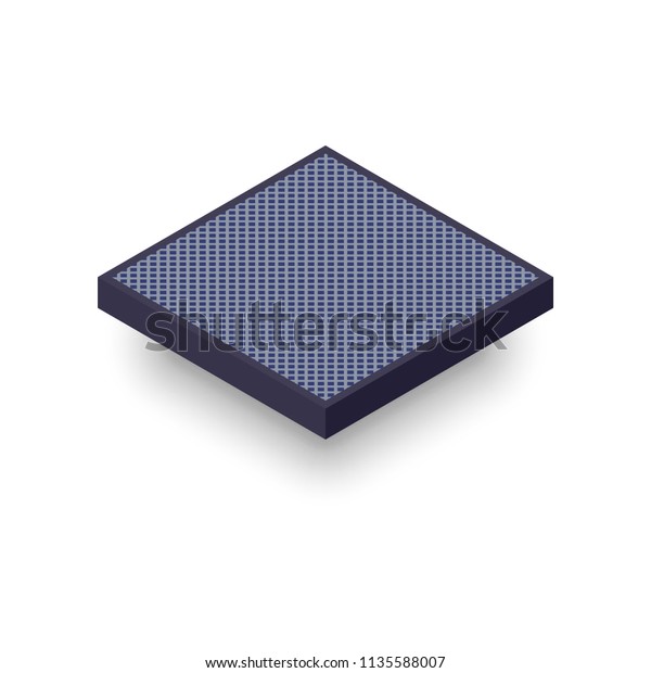 Washable Air Filter Isometric Icon Clipart Stock Vector (Royalty Free ...