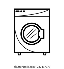 Washing Machine Icon Outline Stock Vector (Royalty Free) 782437777 ...