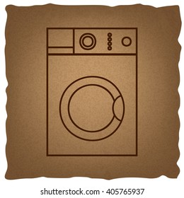 Washing Machine Sign Stock Vector (Royalty Free) 405765937 | Shutterstock