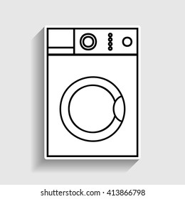Washing Machine Sign Stock Vector (Royalty Free) 413866798 | Shutterstock