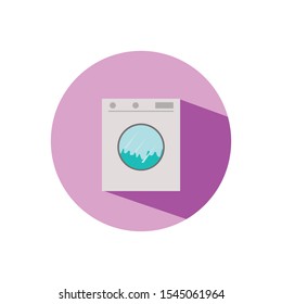 Washing Machine Simple Illustration Clip Art Stock Vector (Royalty Free ...