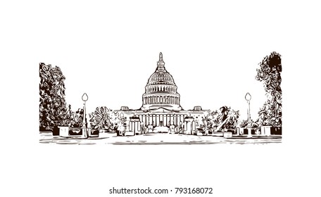 539 Washington dc sketch Images, Stock Photos & Vectors | Shutterstock