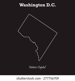 5,231 Washington dc outline Images, Stock Photos & Vectors | Shutterstock