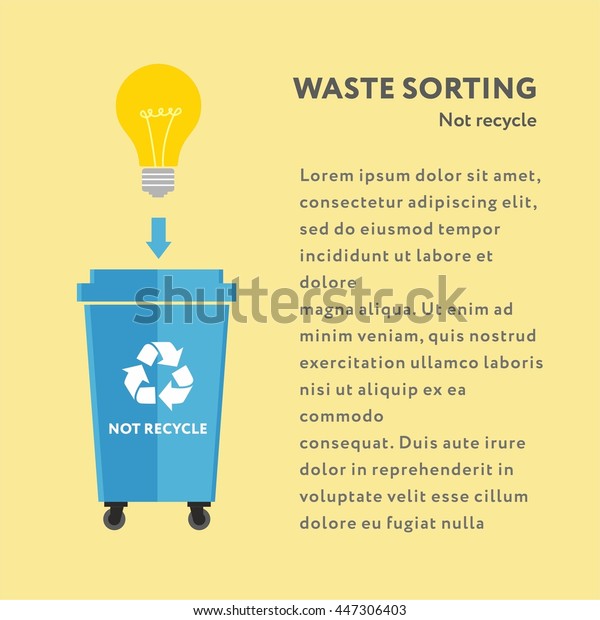 Waste Management Concept Illustration Stock Vector (Royalty Free ...