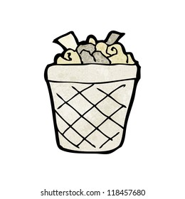 Waste Paper Bin Cartoon Stock Vector (Royalty Free) 118457680