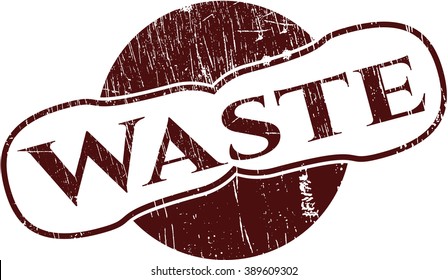 Waste Rubber Stamp Stock Vector (Royalty Free) 389609302 | Shutterstock