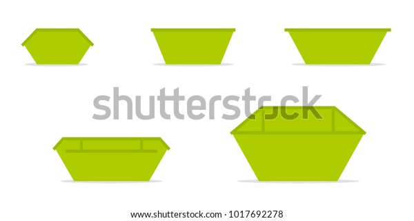 Waste Skip Bin Icon Clipart Image Stock Vector (Royalty Free ...