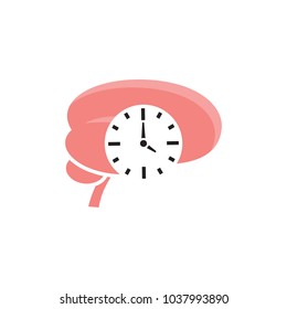 Watch Brain Logo Icon Design Stock Vector (Royalty Free) 1037993890 ...