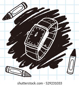 Watch Doodle Drawing Stock Vector (Royalty Free) 529231033 | Shutterstock