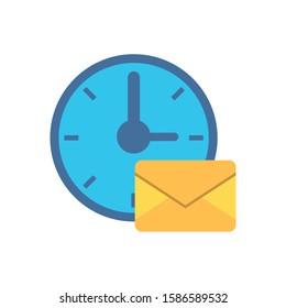 Watch Envelope Mail Postal Service Vector Stock Vector (Royalty Free ...