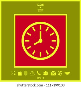 Watch Icon Symbol Stock Vector (Royalty Free) 1117199138 | Shutterstock