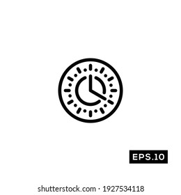 Watch Icon Vector Time Symbol Vector Stock Vector (Royalty Free ...