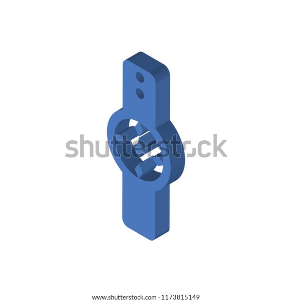 Watch Isometric Left Top View 3d Stock Vector (Royalty Free) 1173815149 ...
