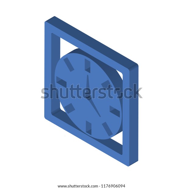 Watch Isometric Left Top View 3d Stock Vector (Royalty Free) 1176906094 ...