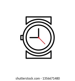 Watch Line Art Stock Vector (Royalty Free) 1356671480 | Shutterstock