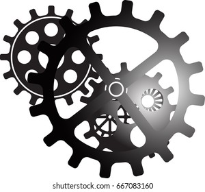 Watch Mechanism Stock Vector (Royalty Free) 667083160 | Shutterstock
