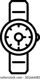 Watch Outline Vector Design Icon Stock Vector (Royalty Free) 2016660833 ...