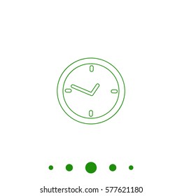 Watch Outline Vector Icon Contour Line Stock Vector (Royalty Free ...