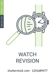Watch Revision Icon Time Icon Stock Vector (Royalty Free) 1241689477 ...