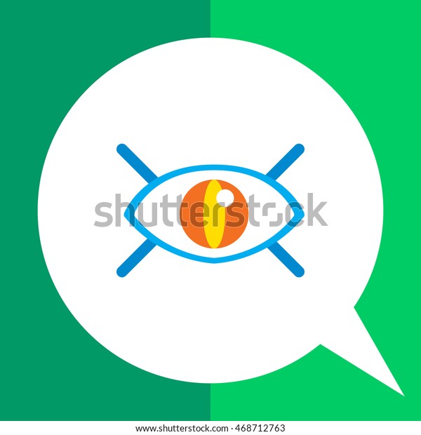 Watching Eye Icon Stock Vector (Royalty Free) 468712763 | Shutterstock